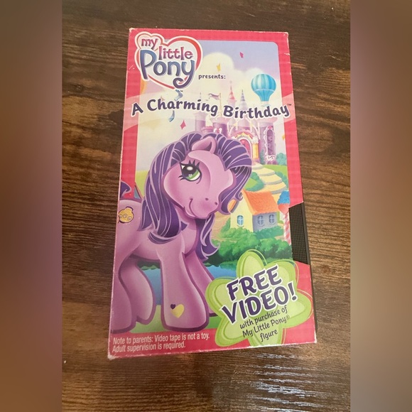 My Little Pony | Other | My Little Pony Pink Vhs A Charming Birthday ...